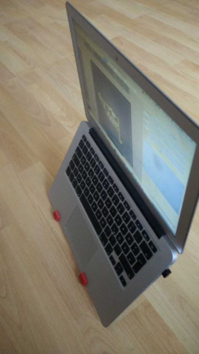 💻 Macbook Air Stand v2・Free STL File for ・Cults
