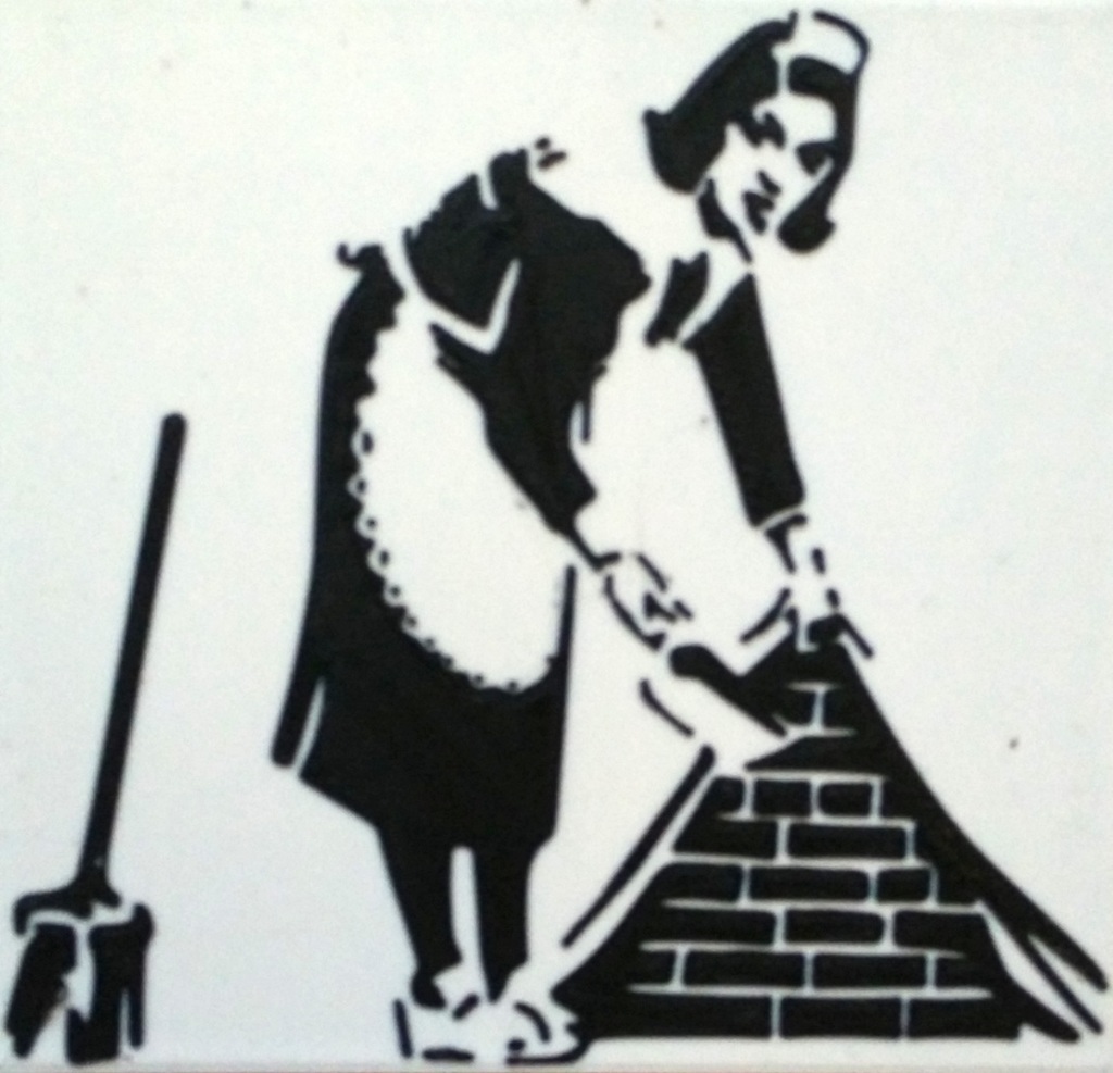 Free STL file banksy Maid 🖼️ ・3D printable design to download・Cults