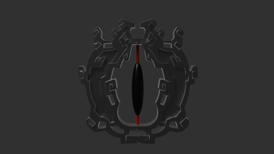 🐅 Stygian Tiger Seal/Amulet・ STL File for ・Cults