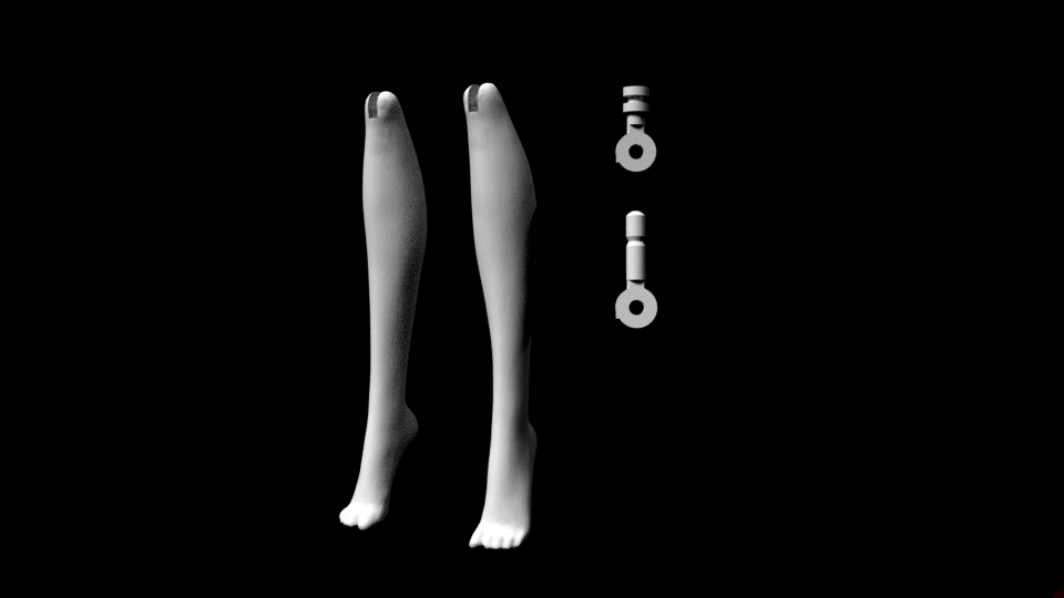 👹 Replacement lower legs for Monster High female dolls (articulated ...