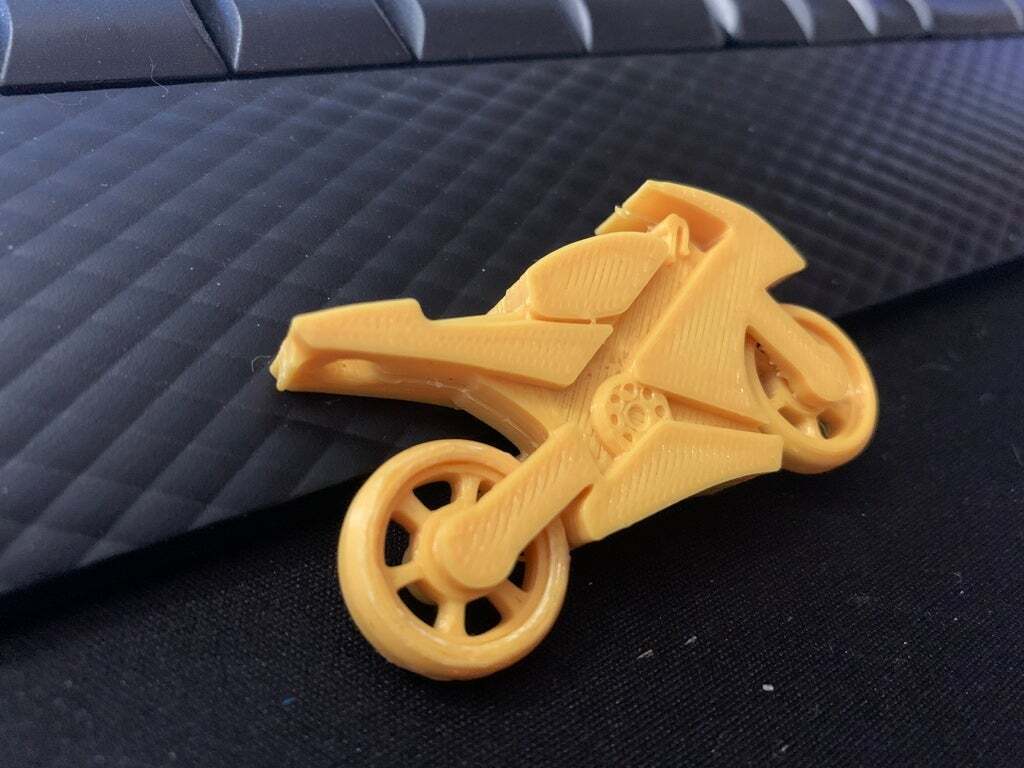 Free STL file Motorbike Keychain with extra detail 🗝️ ・3D printable ...