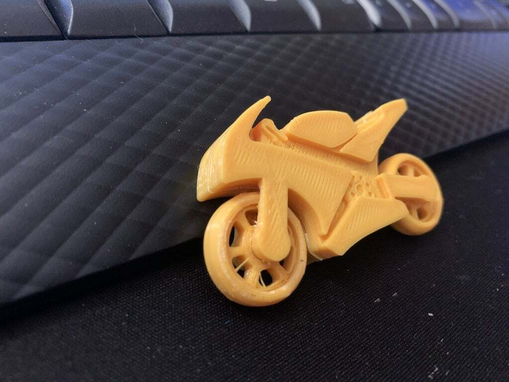 Free STL file Motorbike Keychain with extra detail 🗝️ ・3D printable ...