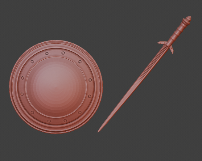 🗡️ sword and shield of wonder woman・Free 3D File for ・Cults