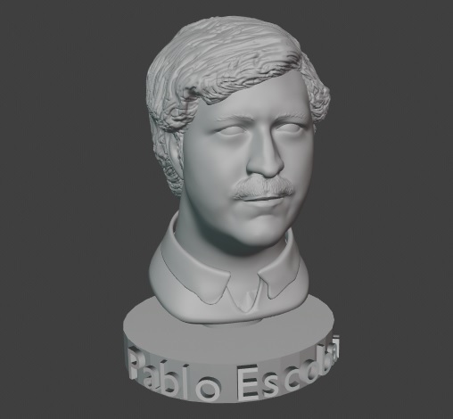 3D file Bust of Pablo Escobar 👤 ・3D print model to download・Cults
