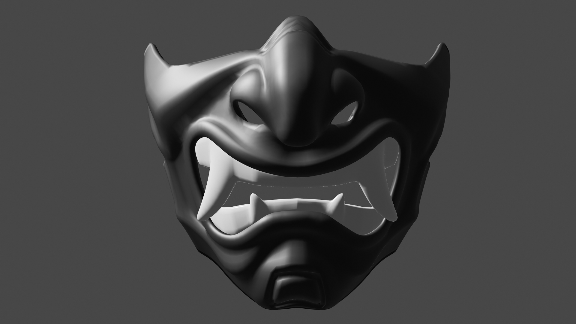 Cartoon Samurai Mask