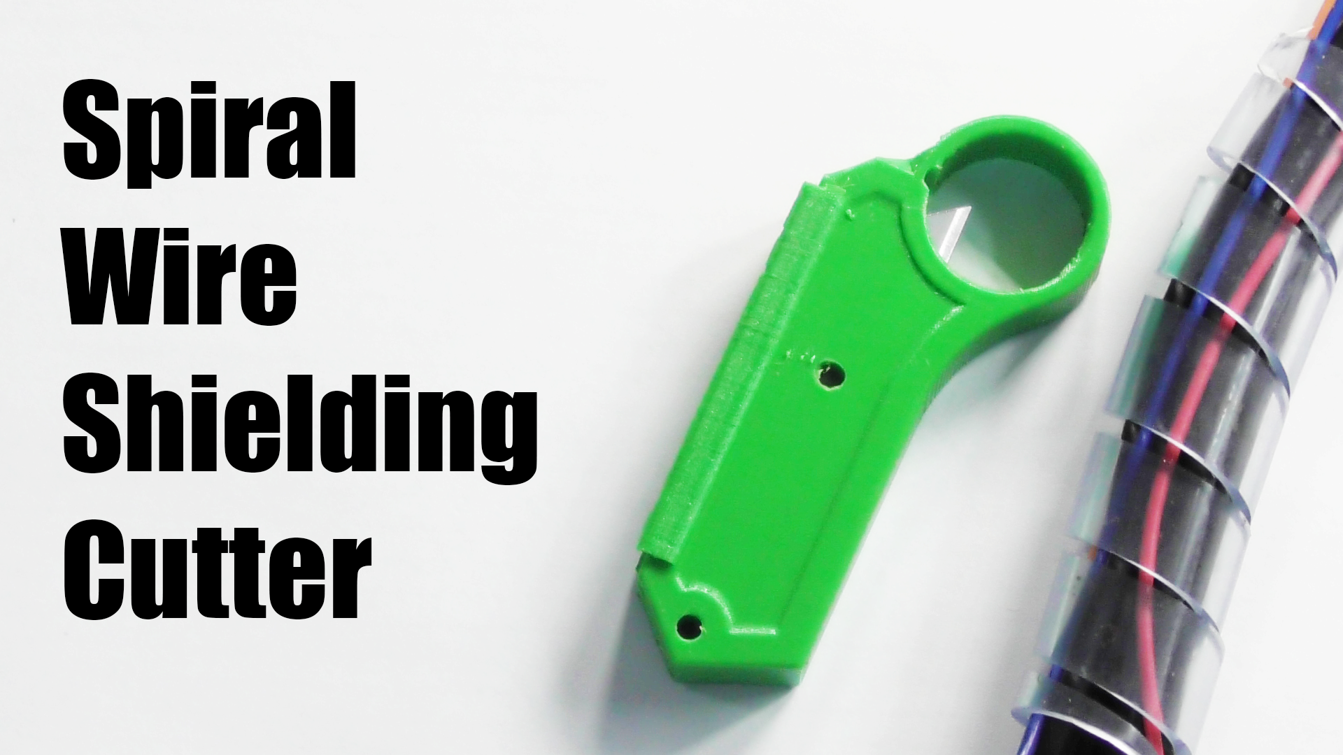 Free STL file Spiral Wire Shielding Cutter 🏠 ・Object to download and to ...