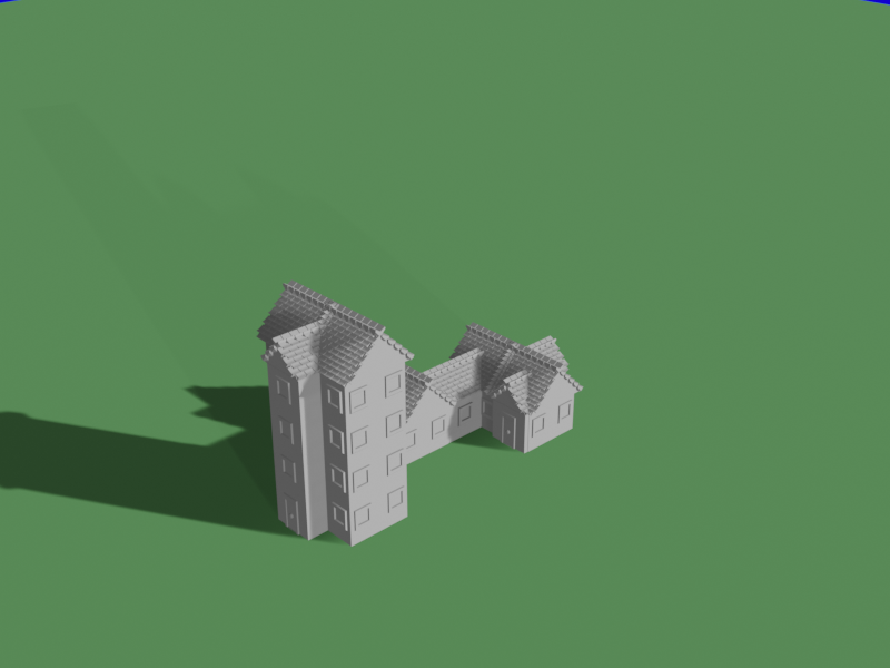 3D file Residential Buildings for 6mm / 1:285 scale gaming 🎲 ・Model to ...