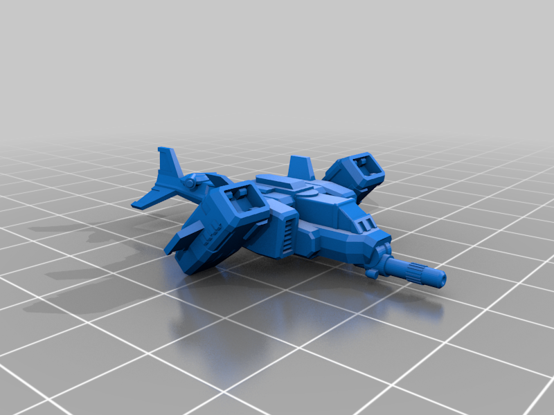️ Vectored thrust VTOL with flight stand and hex base・Free STL File for ...