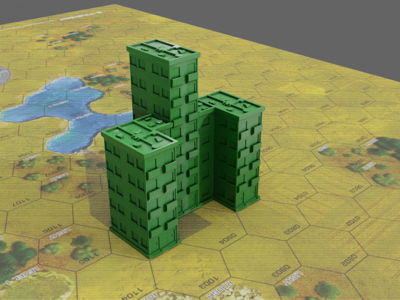 3D file Residential Buildings for 6mm / 1:285 scale gaming 🎲 ・Model to ...