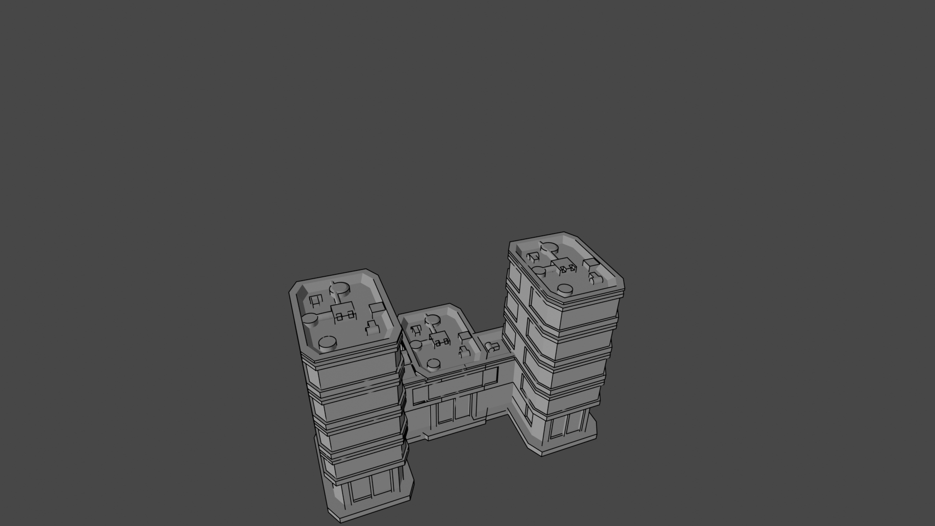 STL file Sci-Fi Offices for 6mm / 1:285 scale gaming 🎲 ・3D printing ...