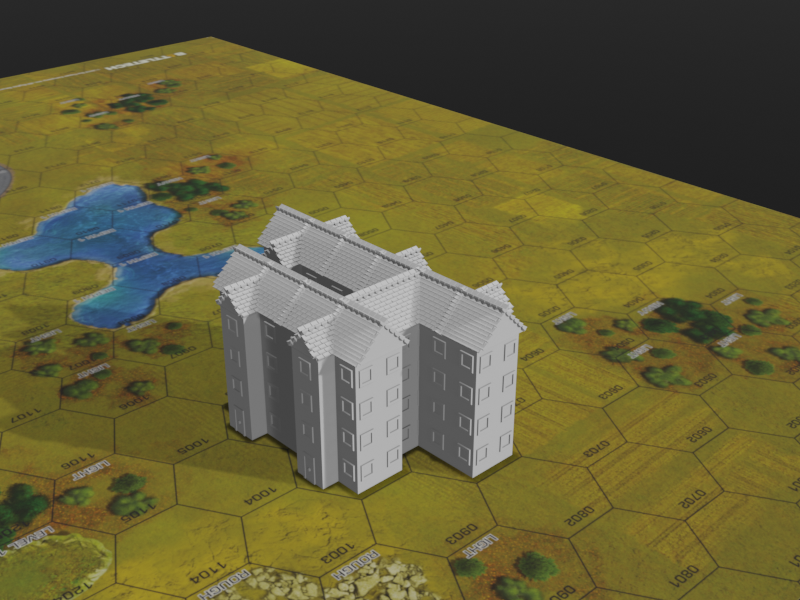 🎲 Residential Buildings for 6mm / 1:285 scale gaming・ 3D File for 3D ...