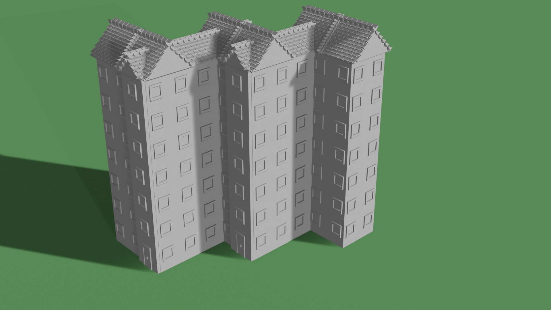 3D file Residential Buildings for 6mm / 1:285 scale gaming 🎲 ・Model to ...