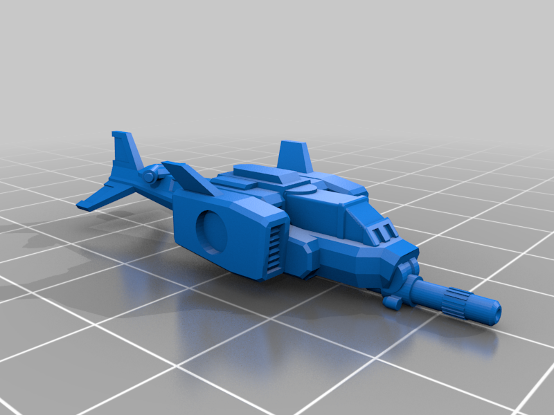 ️ Vectored thrust VTOL with flight stand and hex base・Free STL File for ...