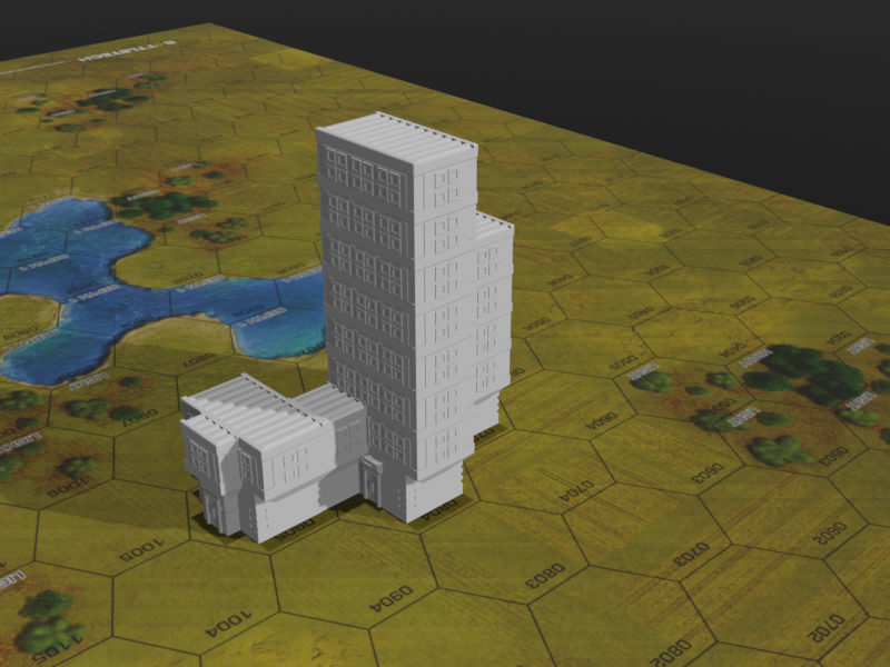 3D file Residential Buildings for 6mm / 1:285 scale gaming 🎲 ・Model to ...