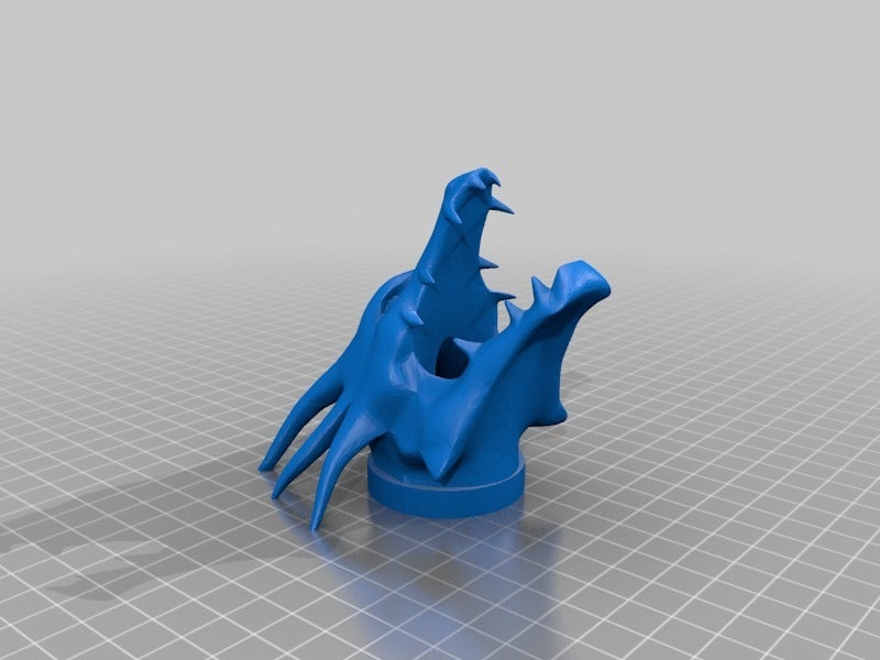 🐉 Dragon Head Humidifier Spout・Free STL File for ・Cults