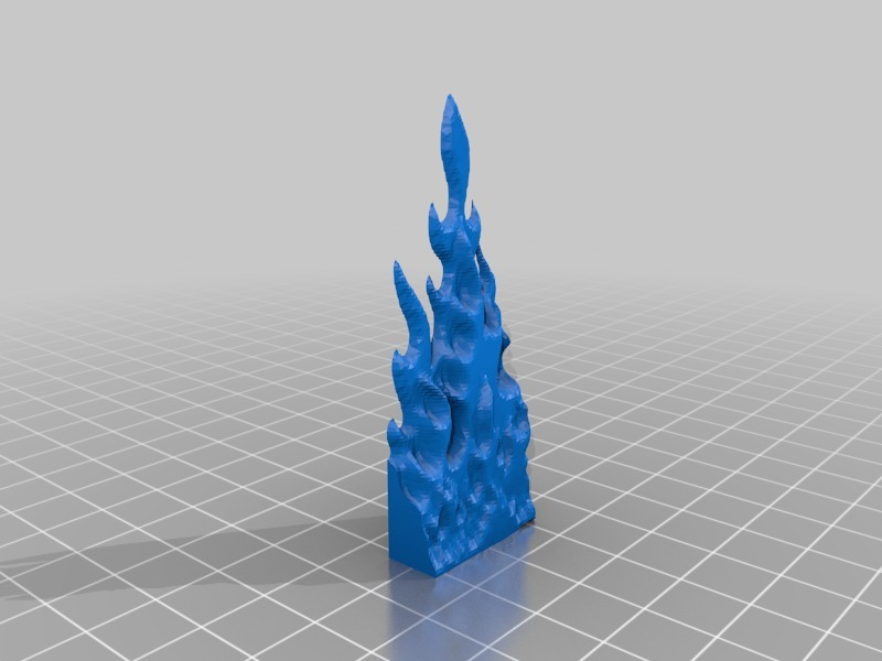 🔥 Wall of Fire (Modular, 5 foot lengths)・Free STL File for ・Cults