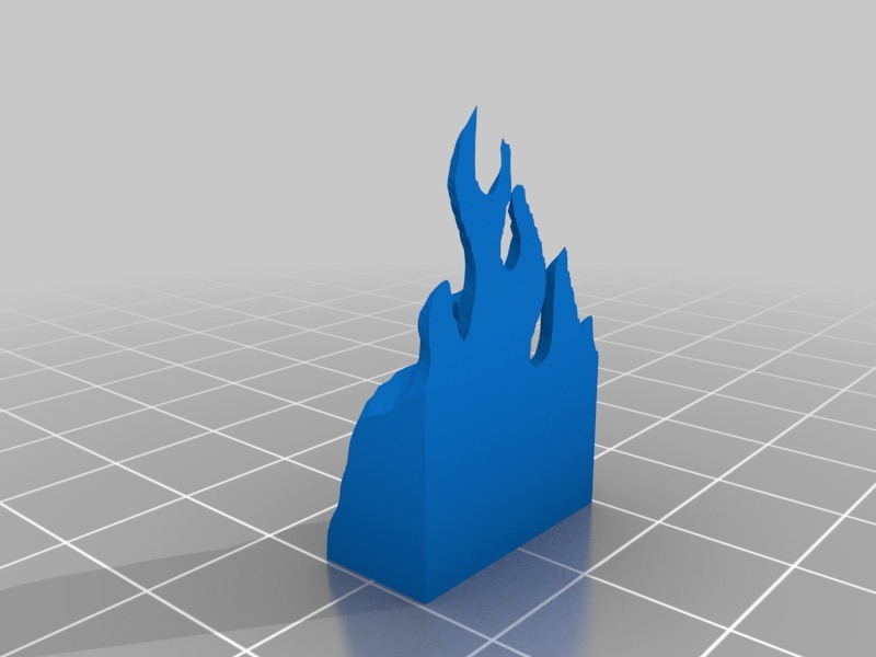 🔥 Wall of Fire (Modular, 5 foot lengths)・Free STL File for ・Cults