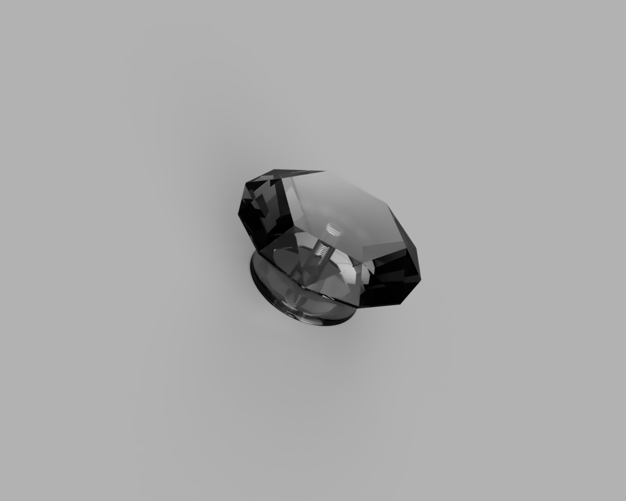 STL file Diamond handle 💎 ・Model to download and 3D print・Cults