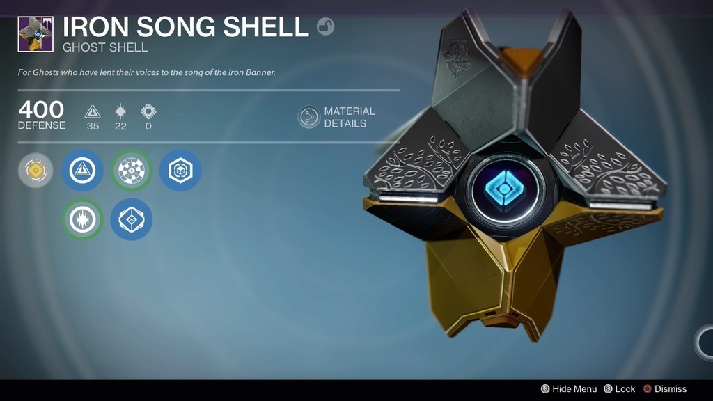 👻 Destiny Ghost Iron Song Shell・Free 3D File for ・Cults