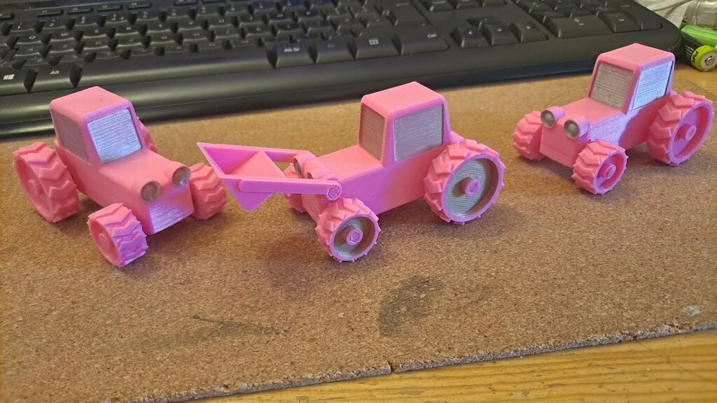 Free STL file Tractor 4 🚜 ・3D printable design to download・Cults