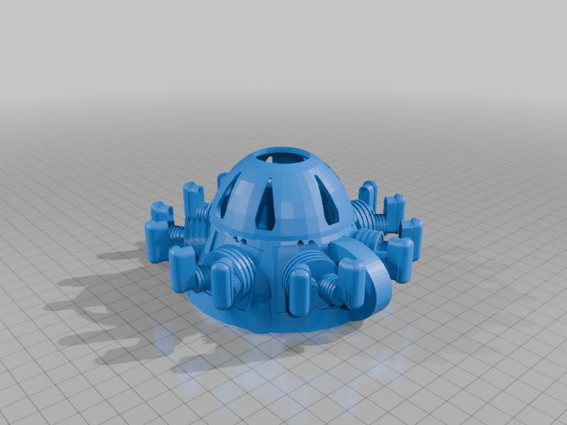 🚁 Radial Eng Low Res・Kostenlos STL Datei für 3D-Druck・Cults