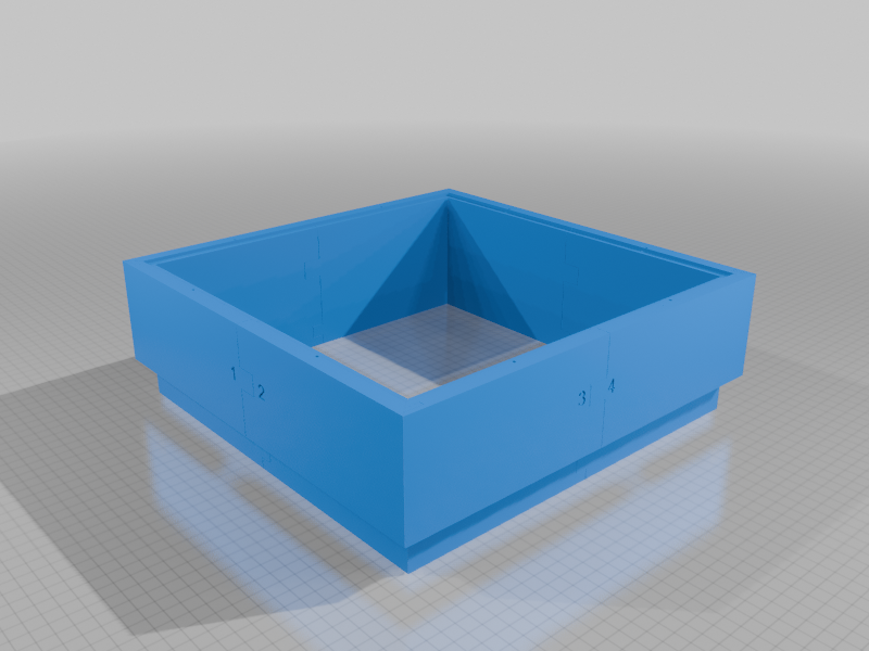 Fichier 3D gratuit Shadow Box Riser 12 X 12 📦 ・Modèle à télécharger et ...