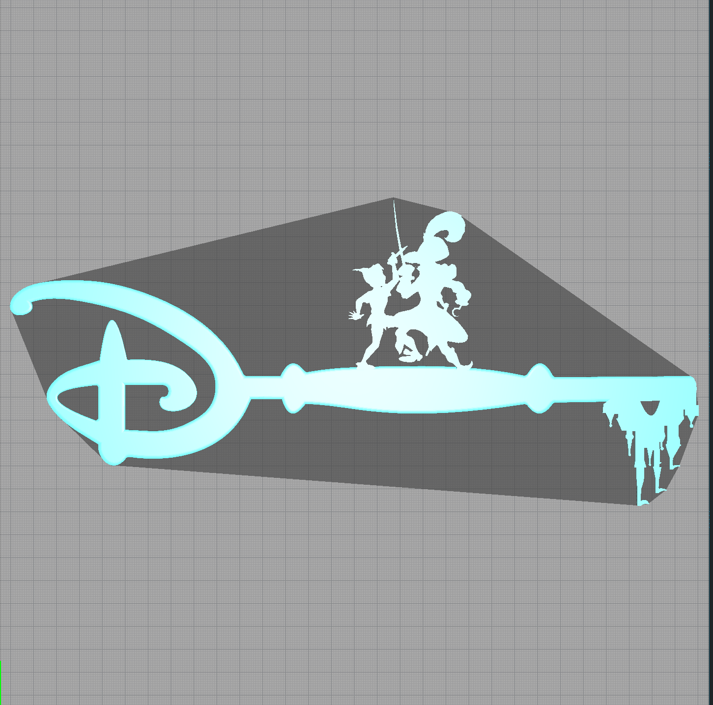 STL-Datei peter pan - hook - captain hook - disney - key 🪝・3D-druckbare ...