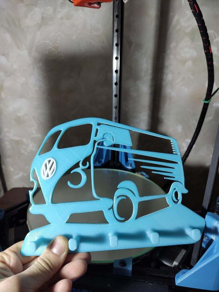 Free STL file Badge VW for VW t1 📛 ・3D printing model to download・Cults
