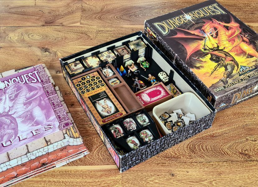 Free STL file DungeonQuest Board Game Box Insert 📦 ・3D printable object ...