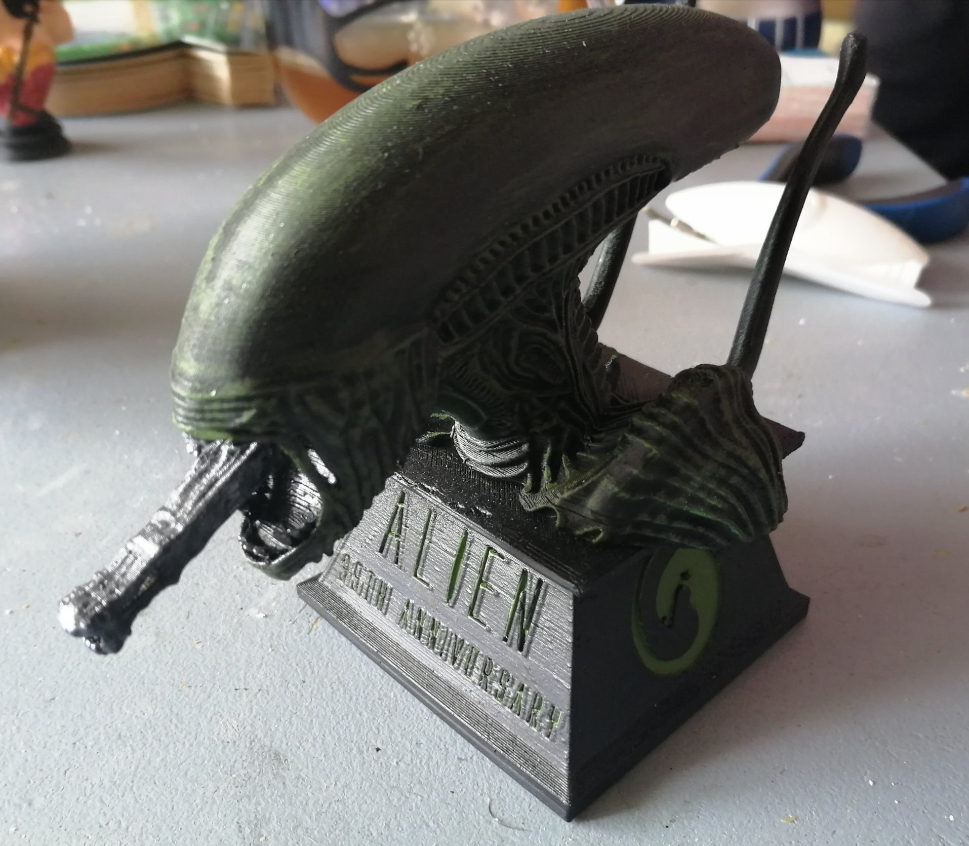 3D printed Alien 35th Anniversary Bust・Cults