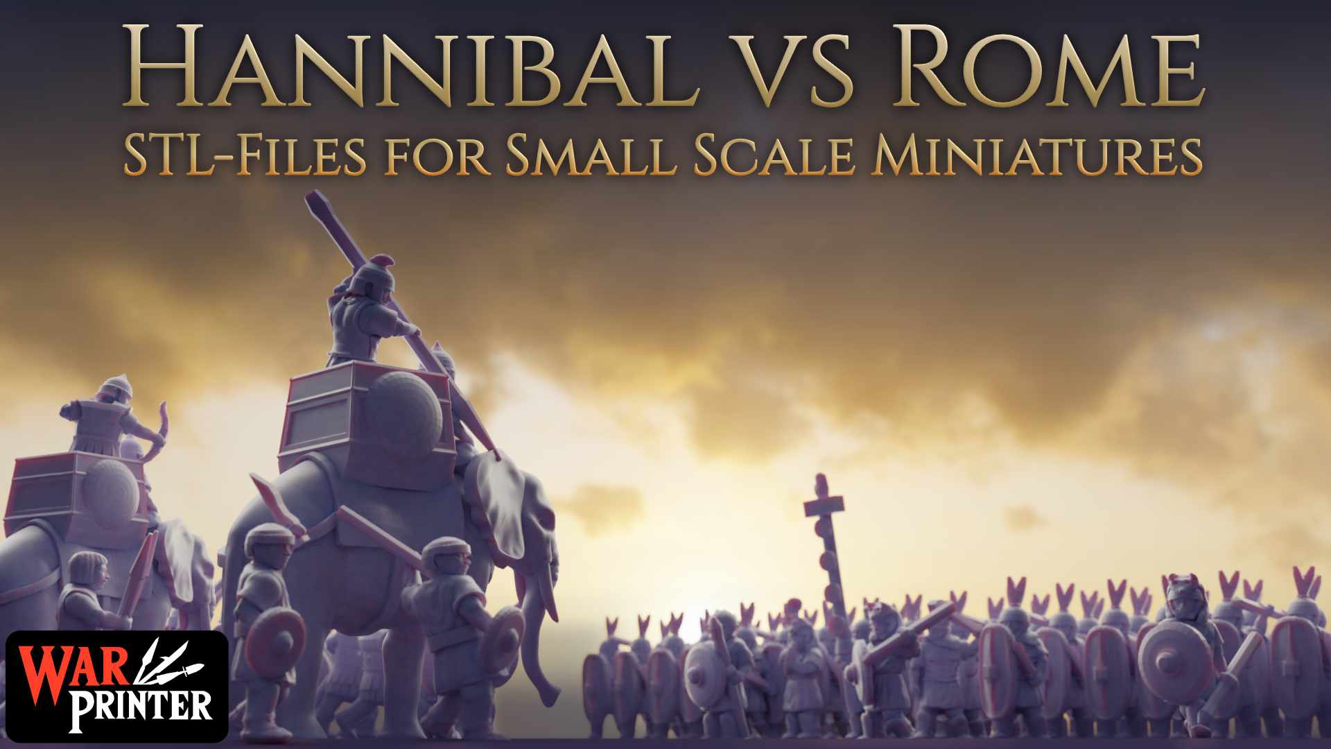 🎲 Hannibal vs Rome Complete Range・ 3D File for ・Cults