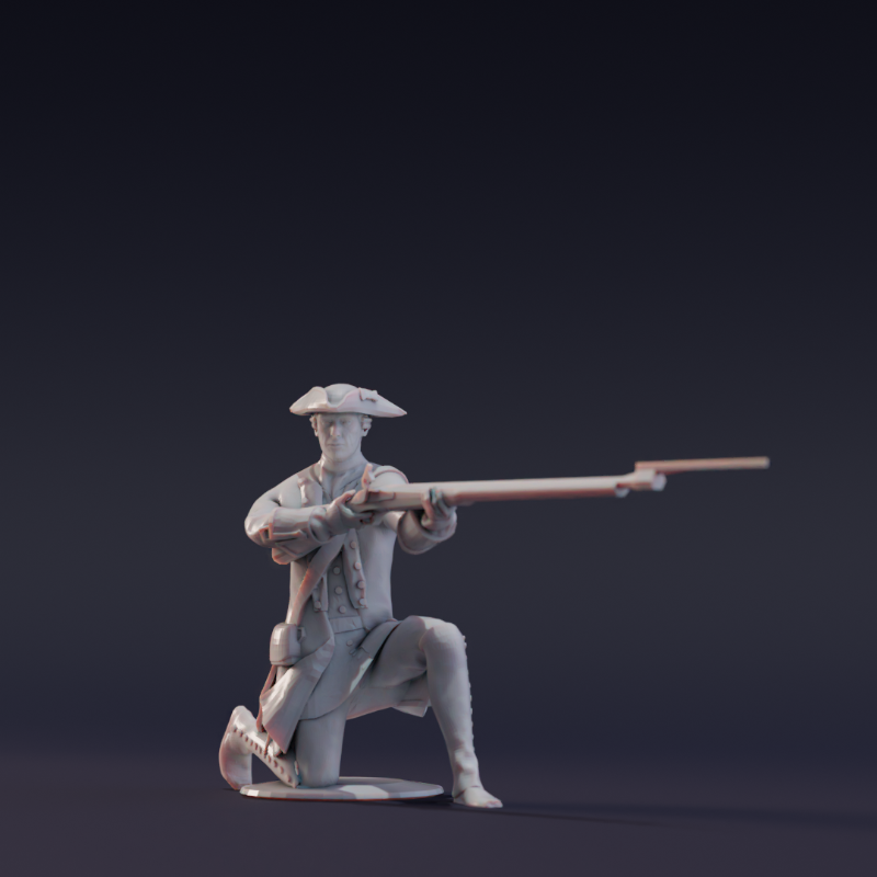 STL file British Line infantry - Seven Years War - French Indian Wars ...