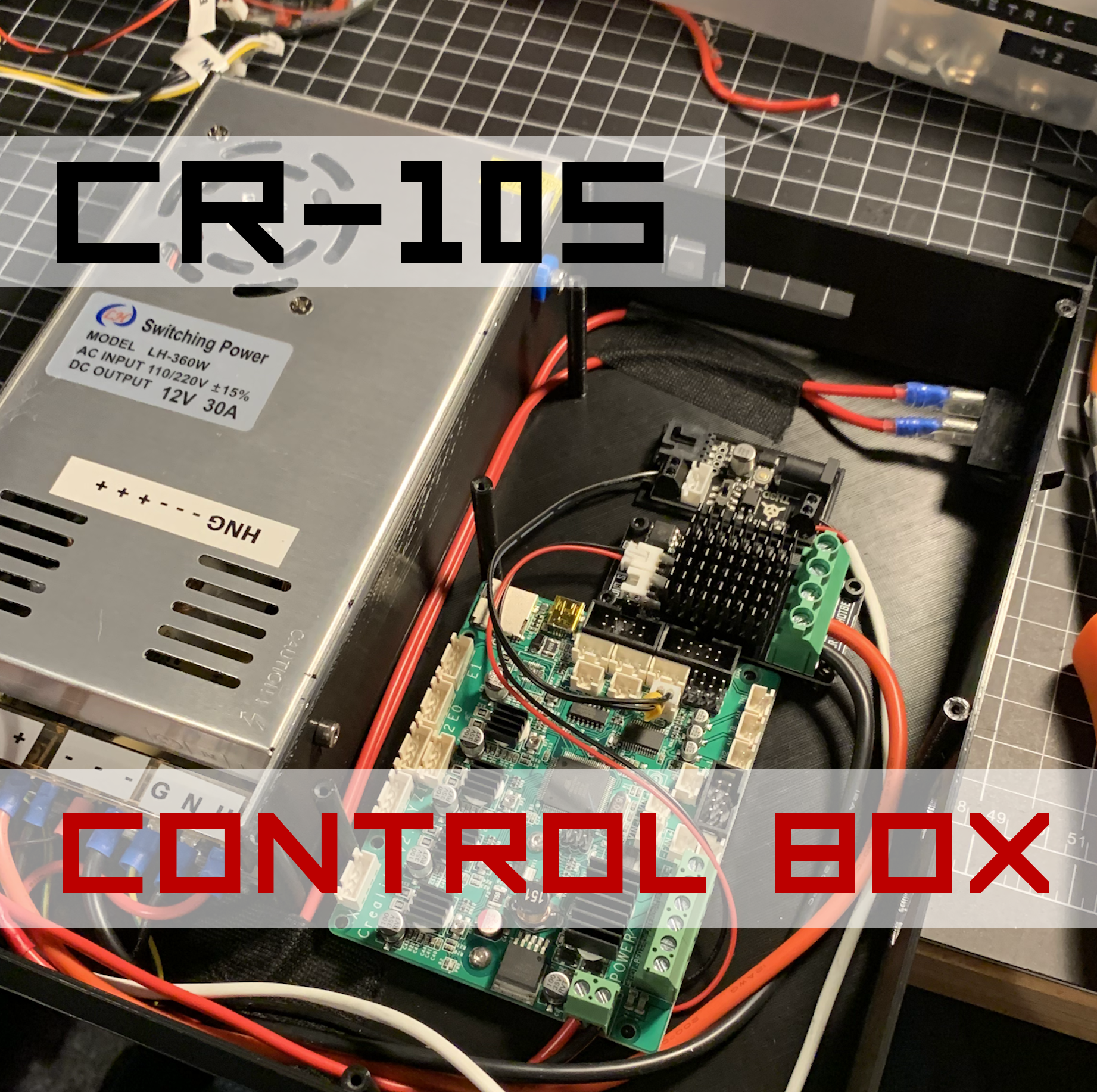 免费 STL 文件 CR-10S Under Bed Control Box 🛏️ （SCAD）・可下载 3D 打印模型・Cults