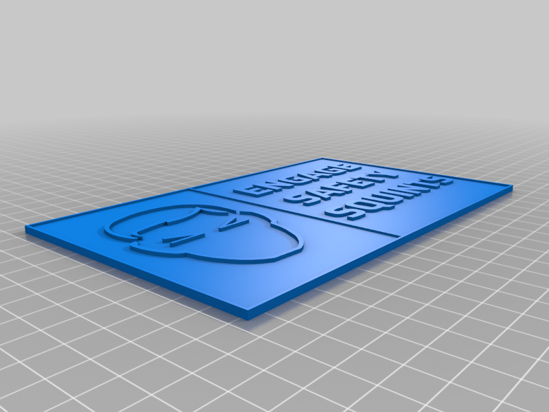 Free STL file Engage Safety Squints Sign 🦺 ・3D printable design to ...