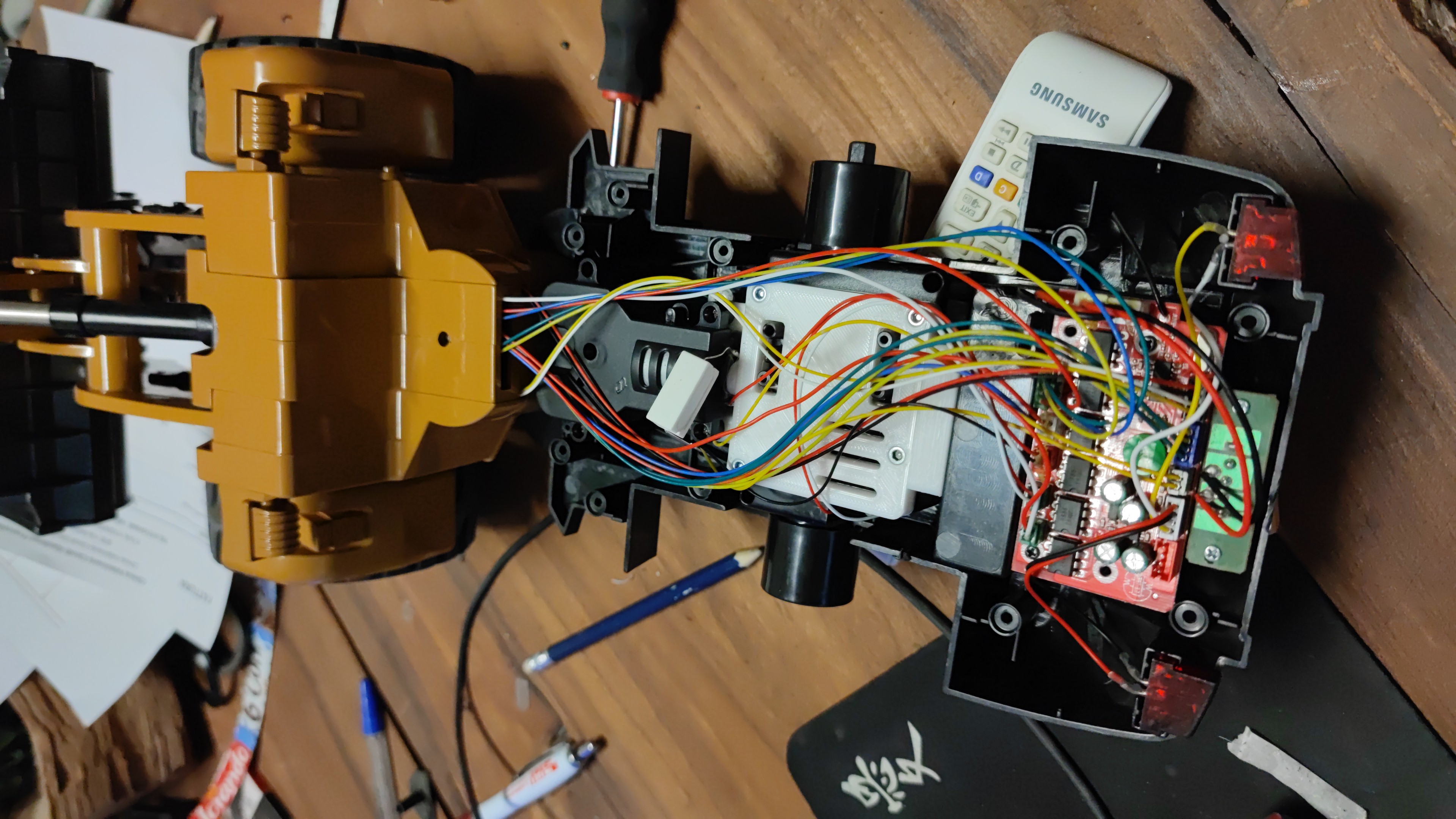 STL file huina 1583 rear axle rotation system 🎲 ・3D printer model to ...