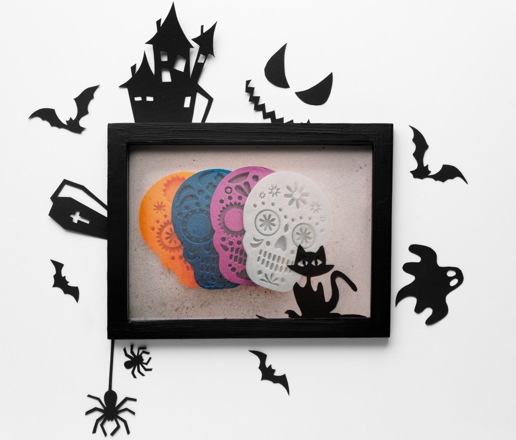 OBJ file Skull Coaster Halloween pack 💀 ・3D print design to download・Cults