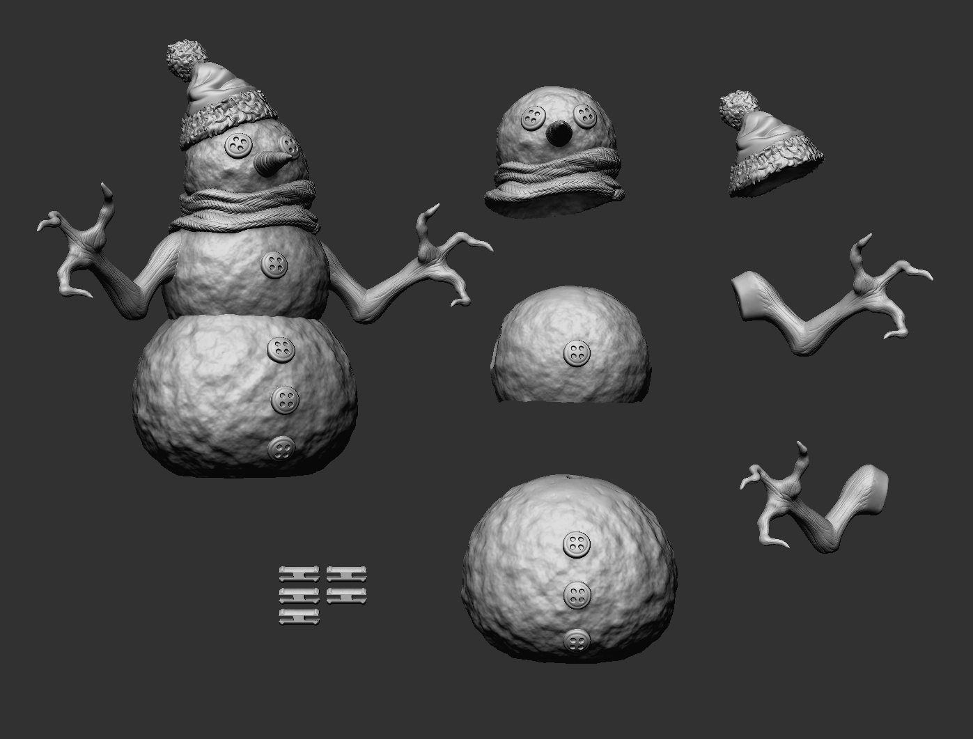 👧 winter girl Gretta extended version (NSFW)・ 3D File for 3D printing・Cults