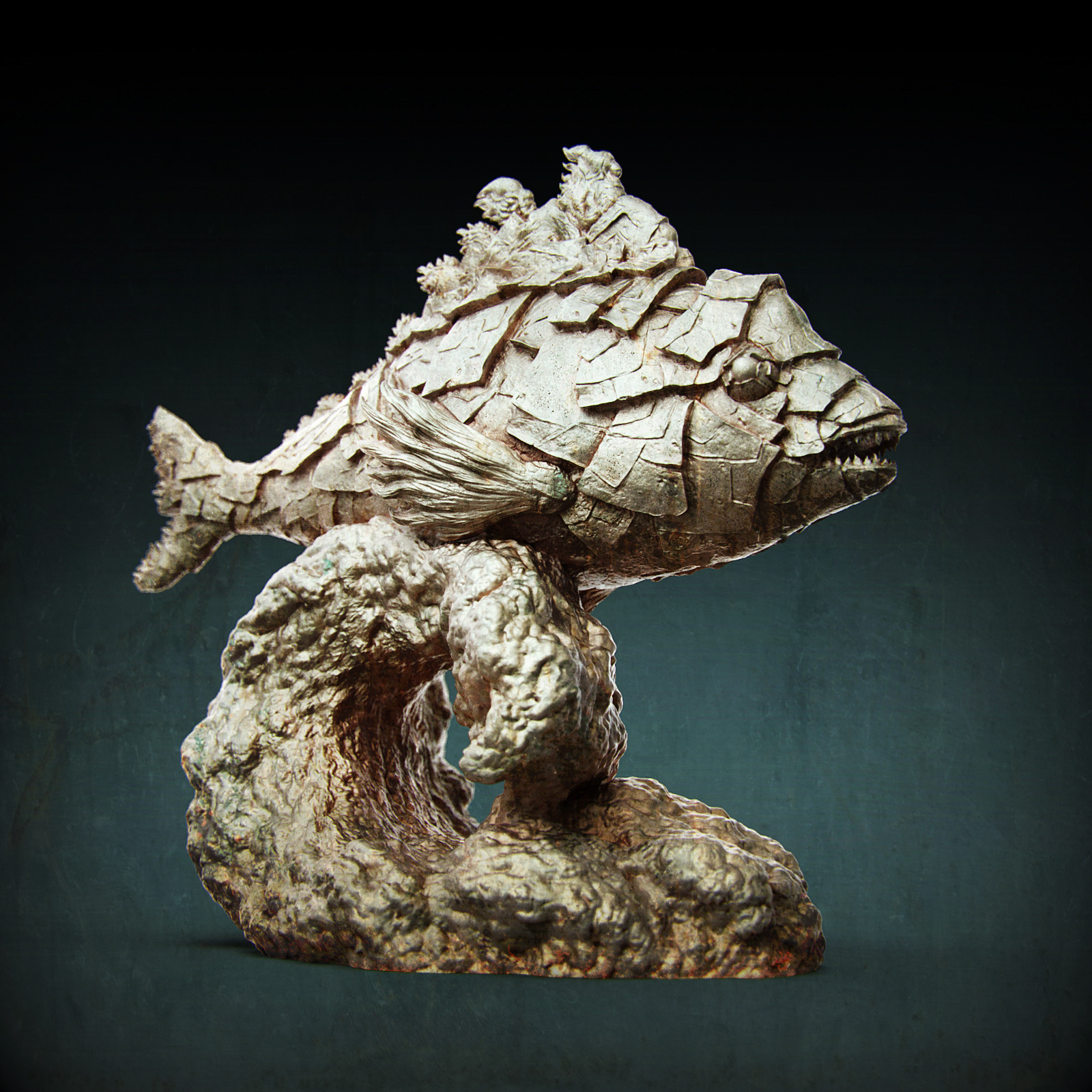 3D file Rusty fish 🐠・3D printing idea to download・Cults