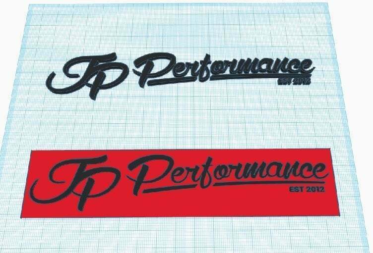 Archivo STL gratis Logotipo de JP Performance 🚩 ・Modelo para descargar ...