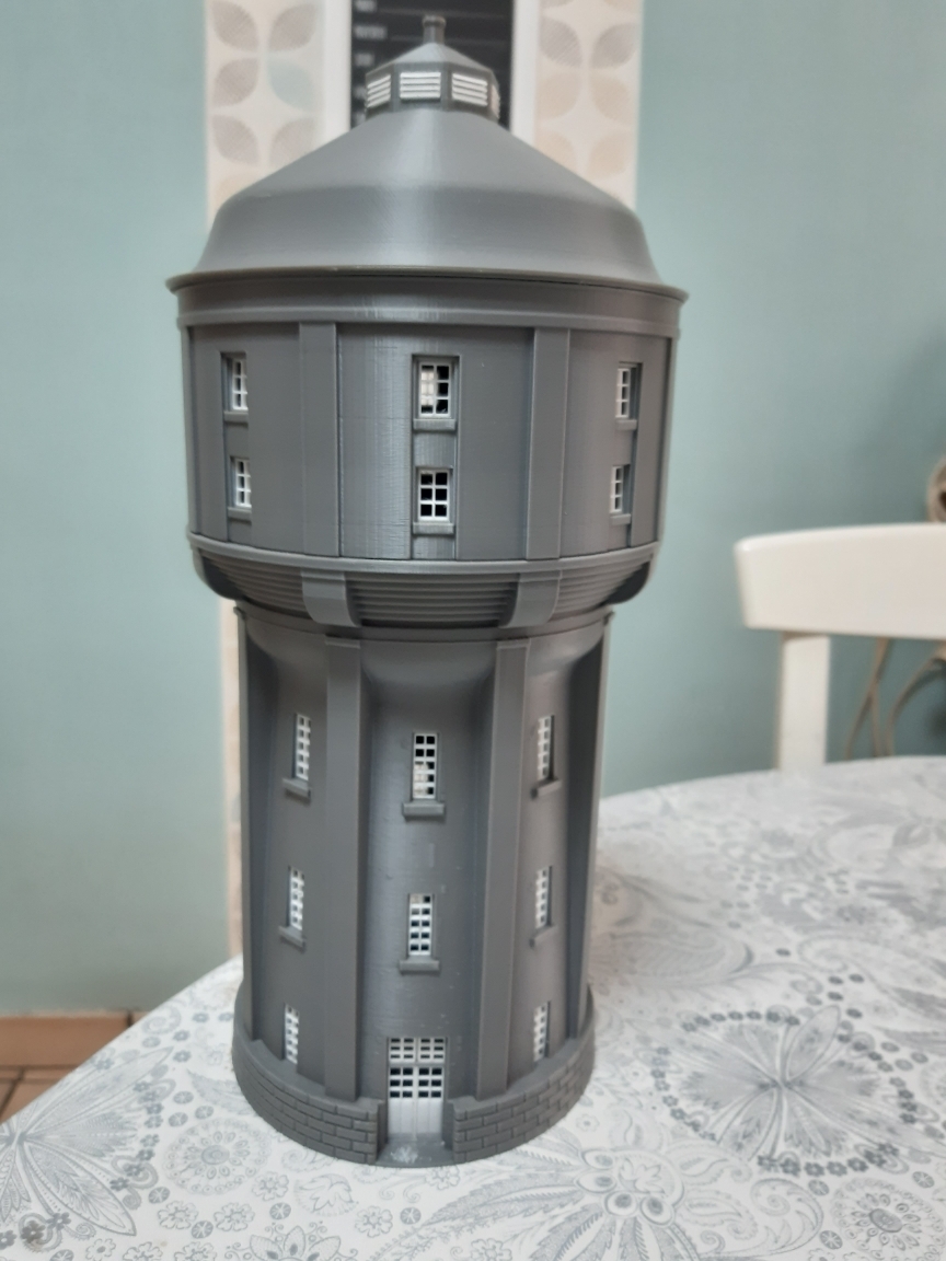 STL file Water tower 1913 HO Water tower 🚰 ・3D printing idea to ...