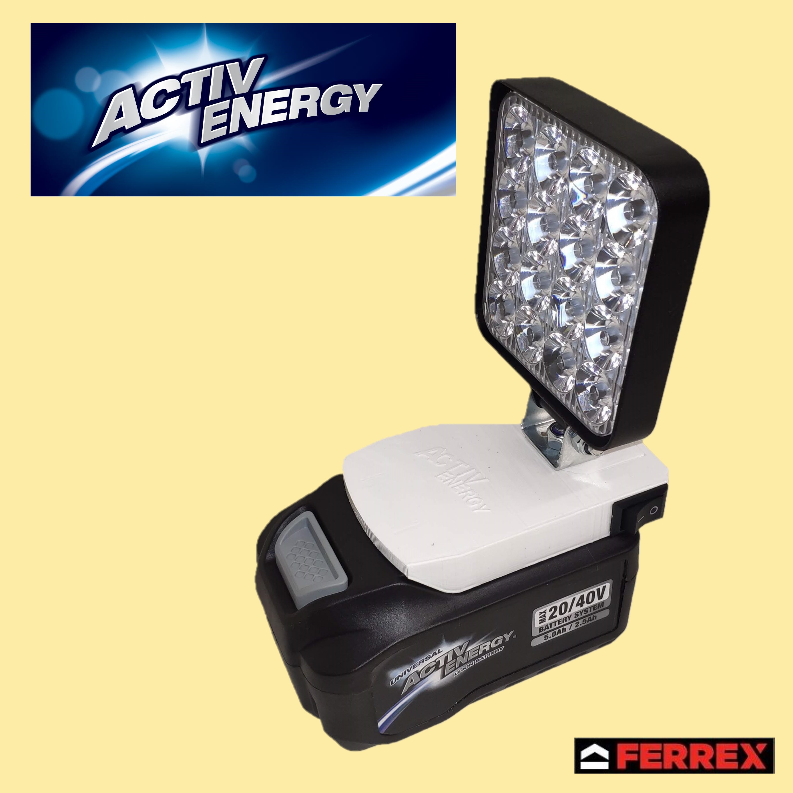 Fichier STL Lampe de travail Activ Energy FERREX 🔦 ・Modèle à ...