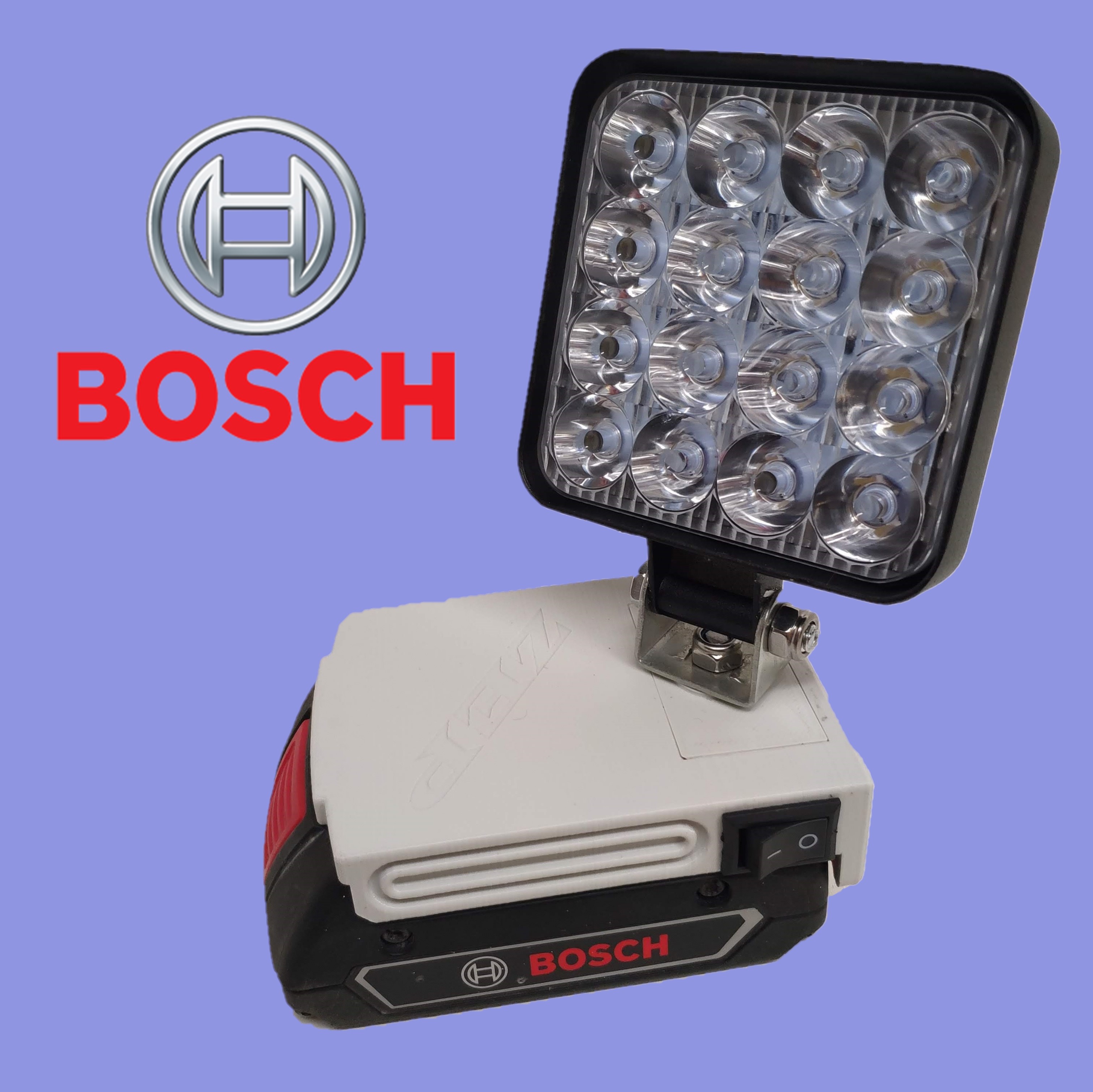 📽️ BOSCH 18V work light・ STL File for ・Cults
