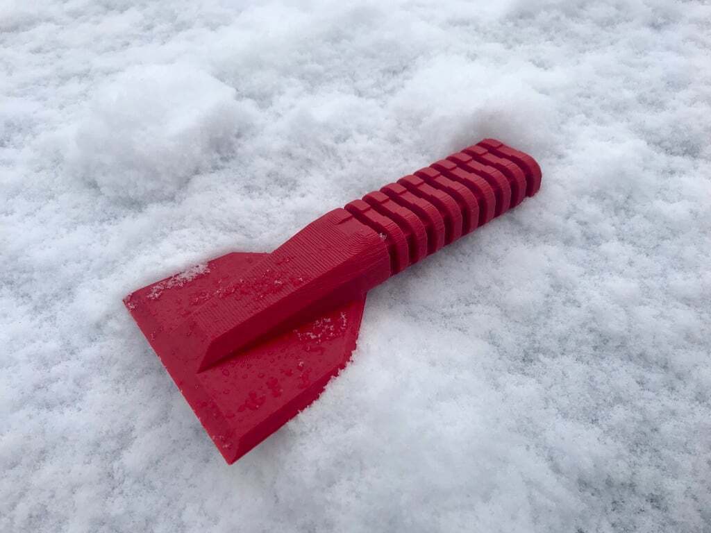 3D printable Ice Scraper - Car Windshield Scraper・Cults