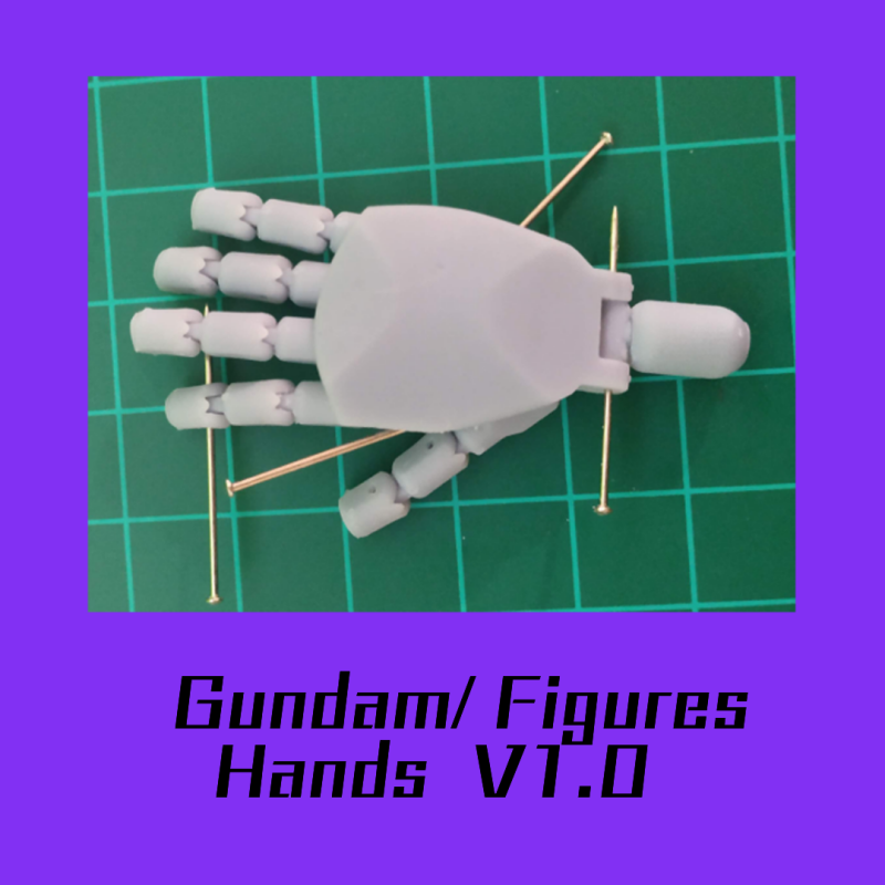🤖 Gundam Hands・ 3D File for ・Cults
