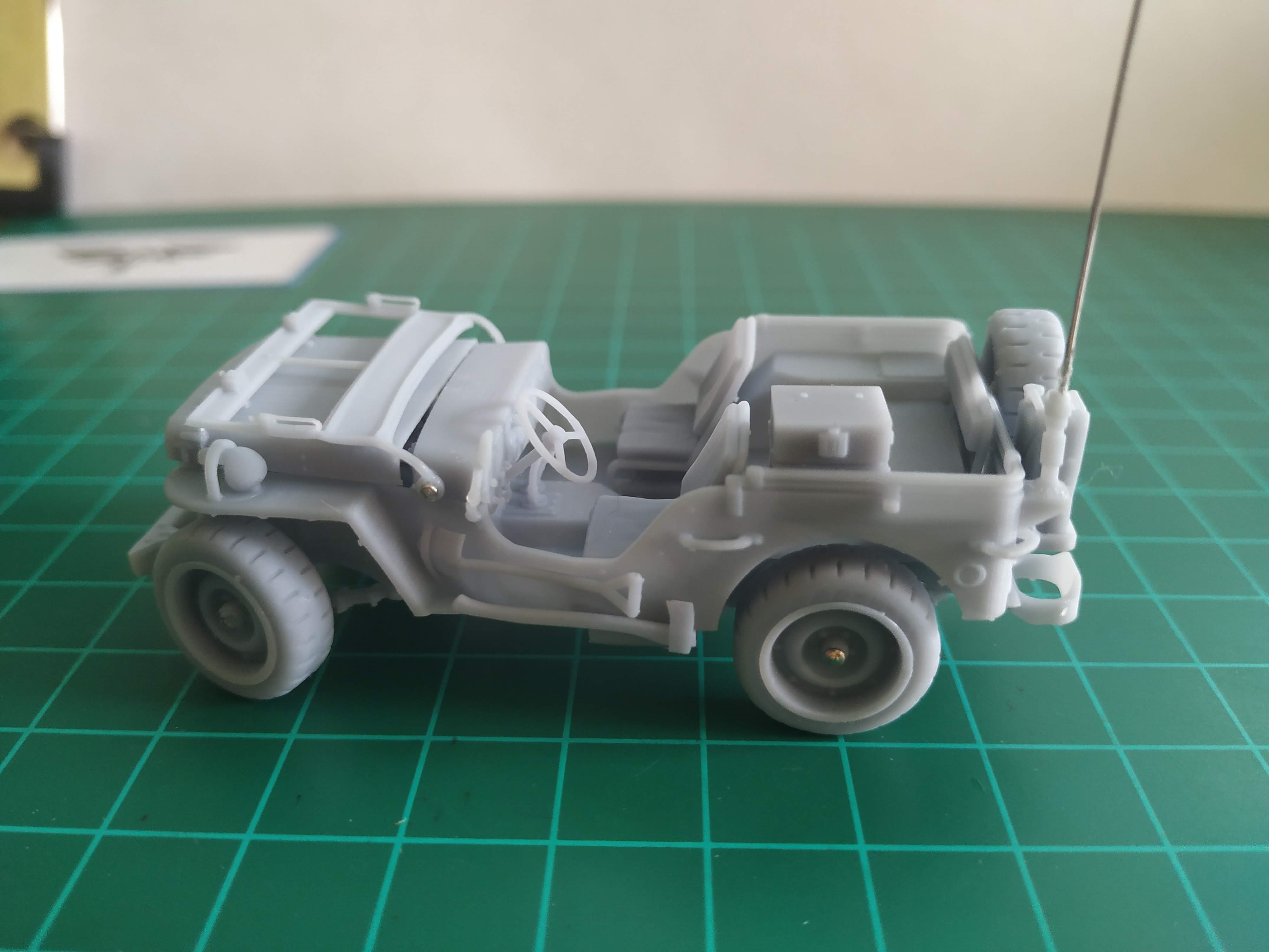 Fichier STL Jeep Willys MB WWII à l'échelle 1:48 Hi-Res 🚗 ・Plan pour ...