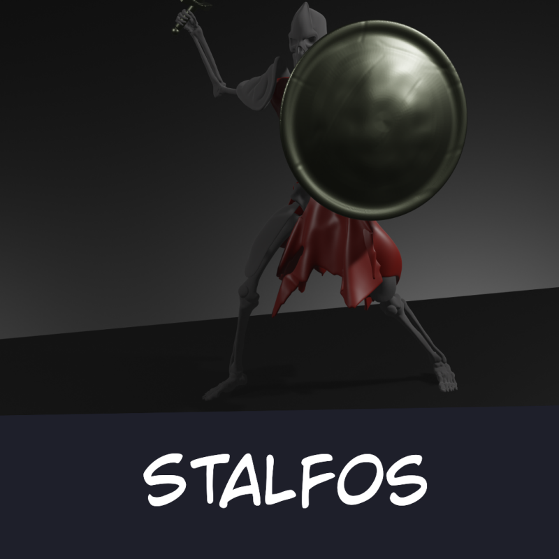 Fichier STL gratuit Stalfos 🎲 ・Objet à télécharger et à imprimer en 3D ...