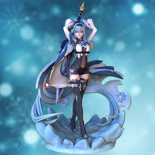 🎲 Eula Yura From Genshin Impact Head Band Cosplay・Free STL File for 3D ...