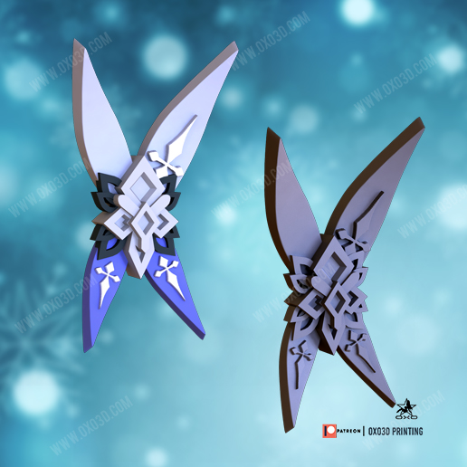 🎲 Eula Yura From Genshin Impact Head Band Cosplay・Free STL File for 3D ...