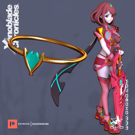 Free 3D file Pyra Xenoblade Crown Cosplay 👑 ・3D printable model to download・Cults
