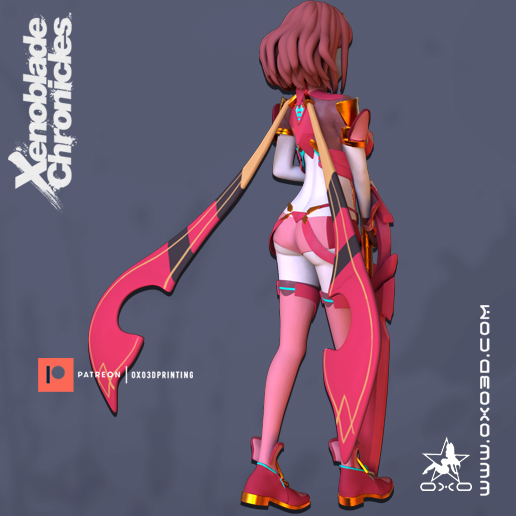 Free 3d File Pyra Xenoblade Weapon Cosplay 🔫 ・3d Printer Model To